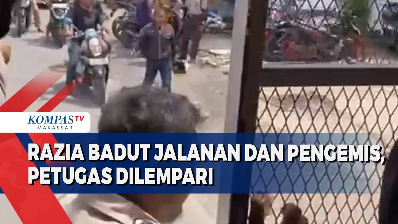 Tolak Razia Badut Jalanan dan Pengemis, Petugas Dilempari - Kompas TV ...