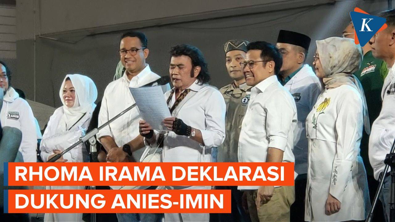 Momen Anies-Imin Dangdutan dan Terima Deklarasi Rhoma Irama - Kompascom | Vidio