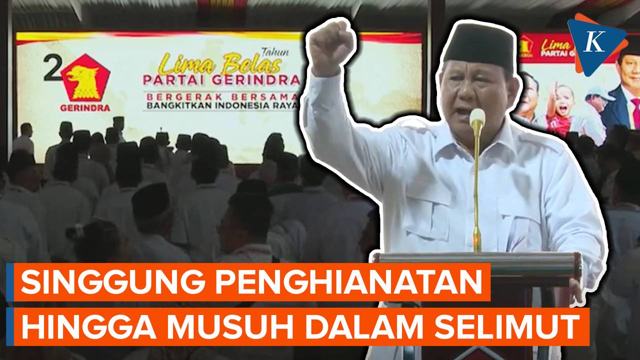 Semangat Berapi-api Prabowo Saat Pidato di HUT Gerindra - Kompascom | Vidio