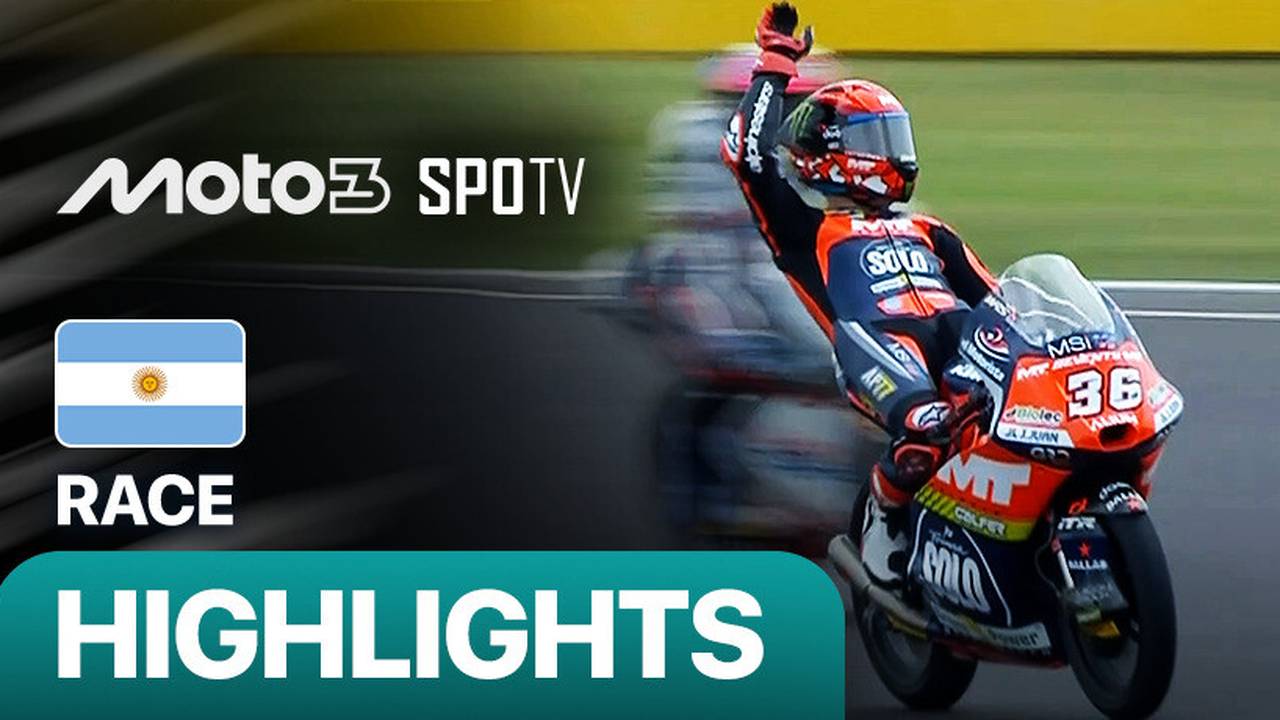 Moto3 Race: MotoGP 2025 Round 2 - Gran Premio YPF Energia de Argentina ...