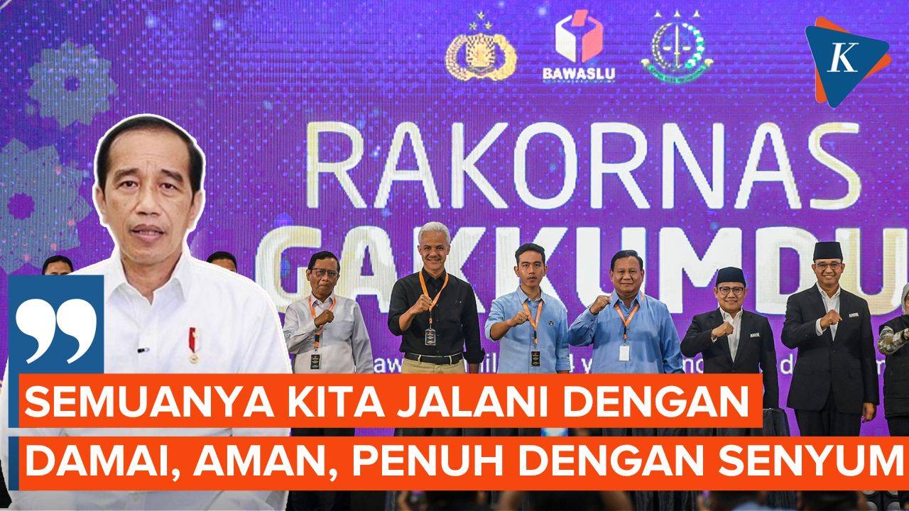 Pesan Jokowi Untuk Kampanye Pemilu 2024 Jalani Dengan Damai Dan Penuh