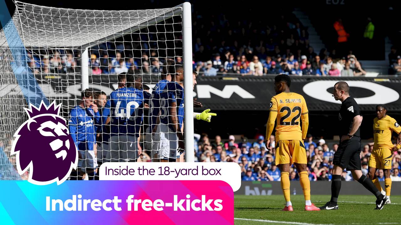 Momen Indirect Freekick di Kotak Kecil Gawang Ipswich vs Wolves | Vidio