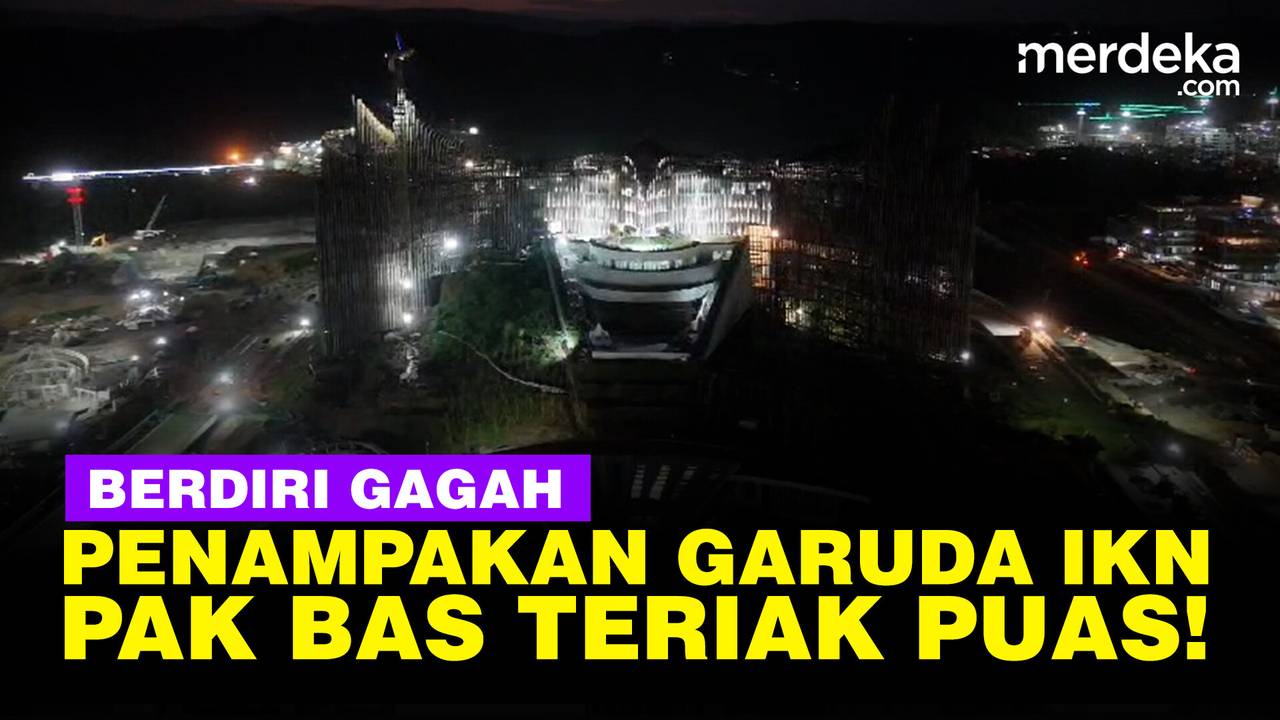 TERBARU! Penampakan Garuda Istana IKN Rampung, Pak Bas Teriak Puas ...