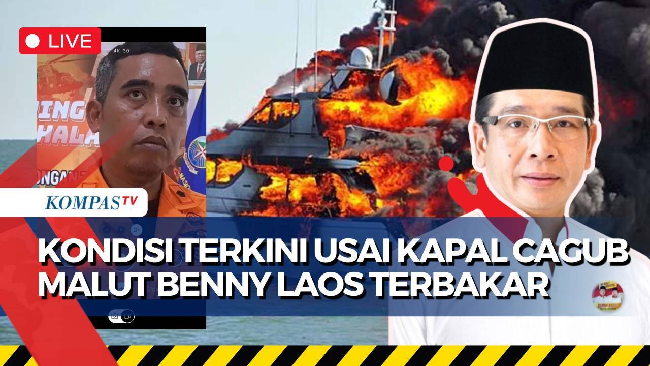 Update Kondisi Usai Kapal Cagub Malut Benny Laos Terbakar, Api Mulai ...
