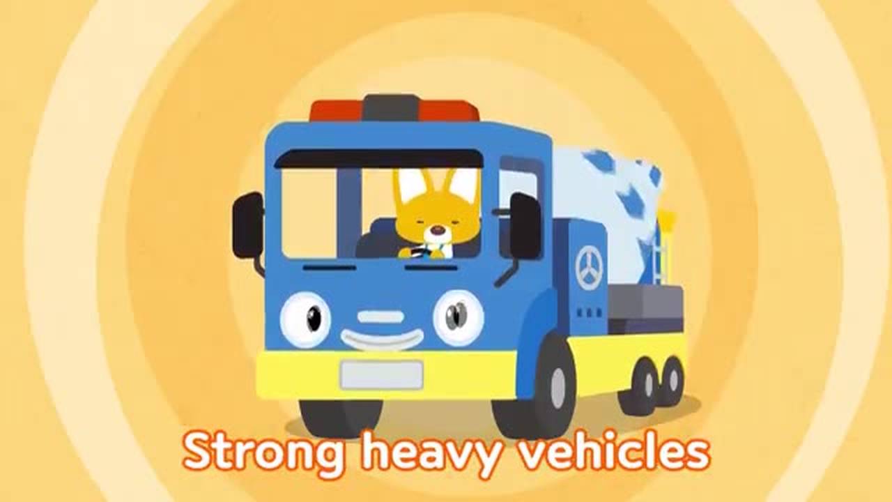 Pororo's Car Songs - Ep 04 - Strong Heavy Vehicles (2022) | Vidio