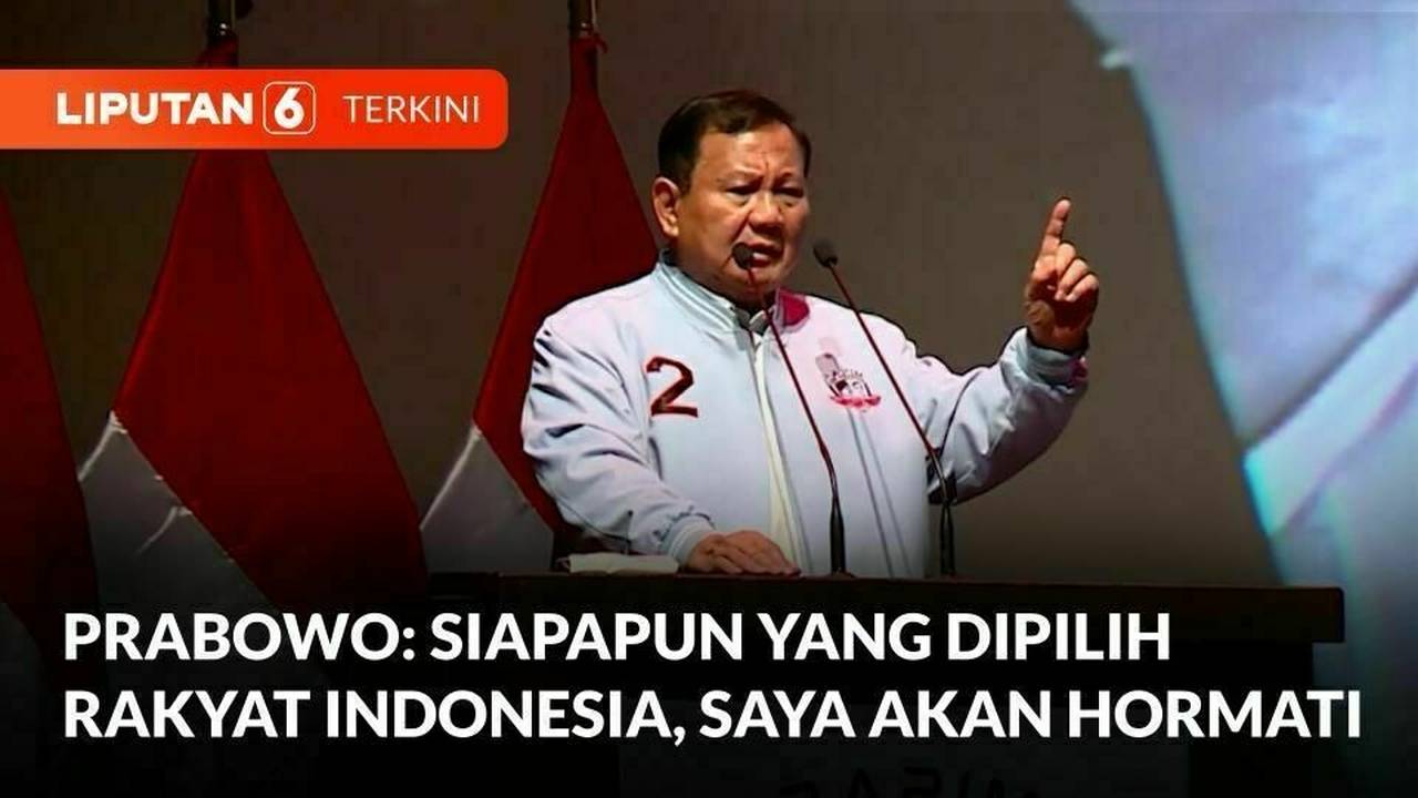 Prabowo: Siapapun yang Menang Saya Akan Hormat, Tapi Kalau Diberi ...