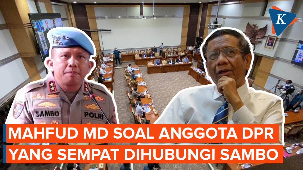 Mahfud MD Enggan Beberkan Nama Anggota DPR yang Sempat Dihubungi Sambo - Kompascom | Vidio