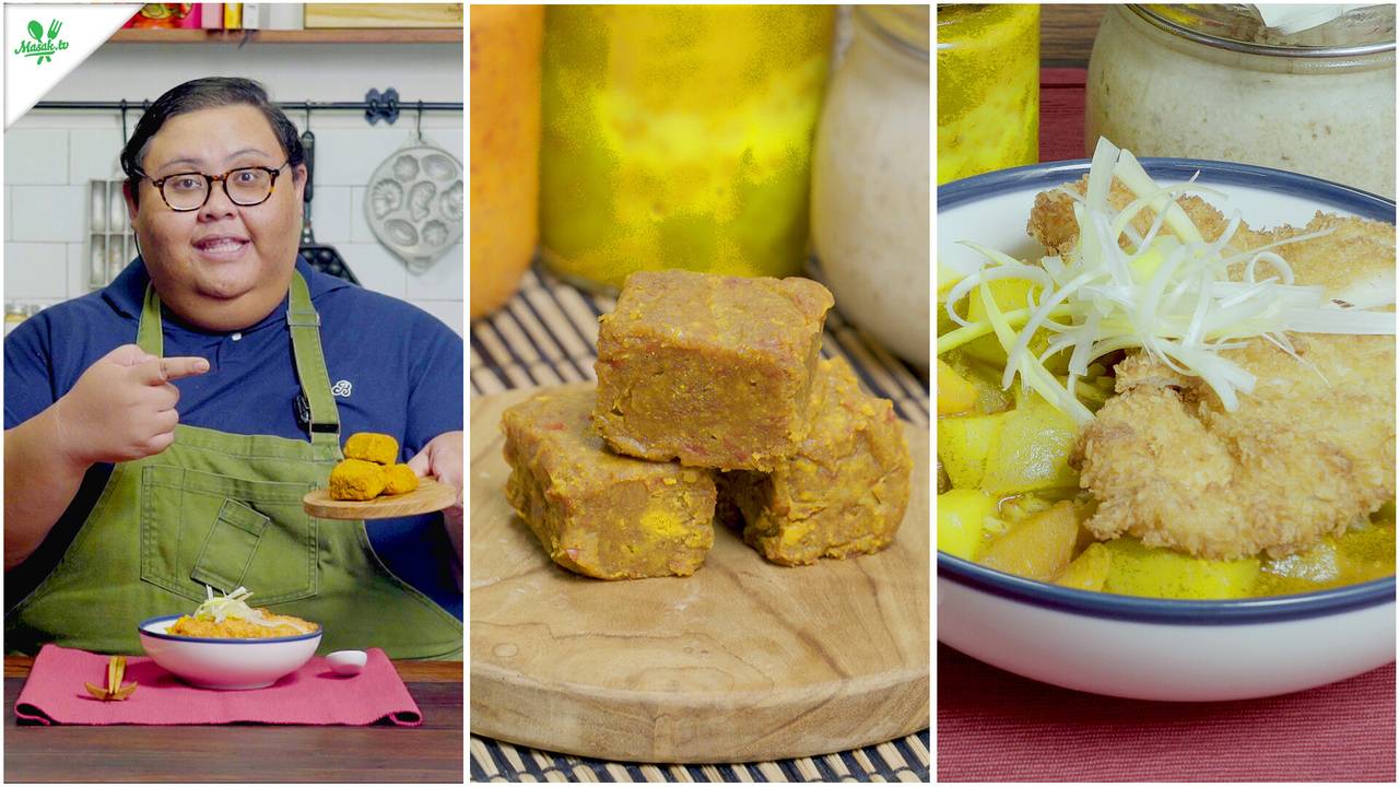 DARI BIKIN KARI BLOK SAMPAI MIE KARI CHICKEN KATSU, LENGKAP DI VIDEO ...