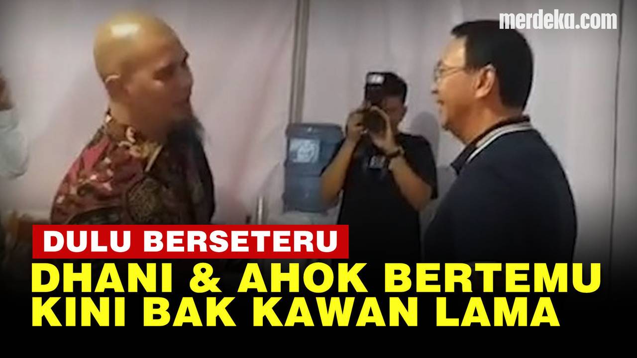 Momen Hangat Ahmad Dhani dan Ahok Bertemu, Dulu Berseteru Kini Bak ...
