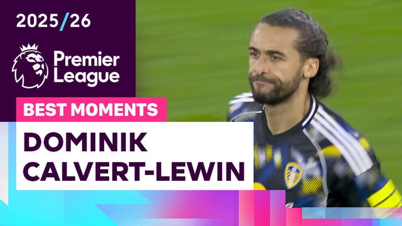 Aksi Dominik Calvert-Lewin | Man City vs Leeds United | Premier League ...