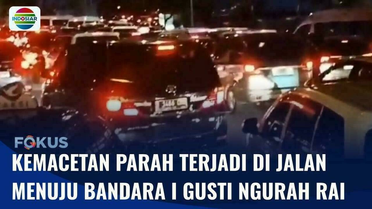 Jalan Menuju Bandara I Gusti Ngurah Rai Bali Macet Parah! Penumpang ...