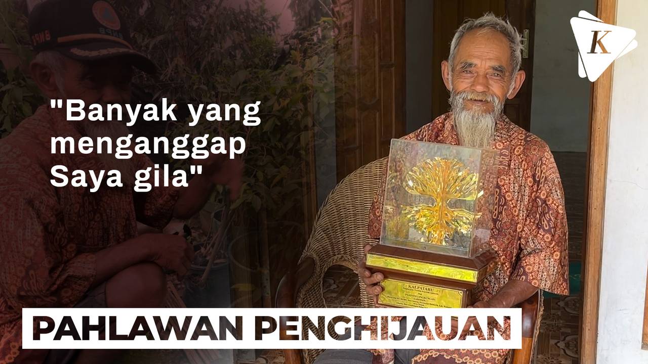 [REUPLOAD] Kisah Mbah Sadiman, Berjuang Hijaukan Lereng Gunung Lawu ...