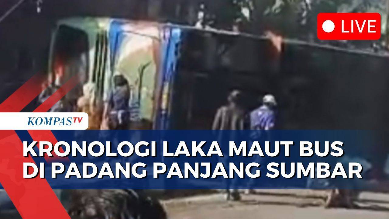 Kronologi-Evakuasi Kecelakaan Maut Bus di Padang Panjang Sumbar, 12 Tewas - Kompas TV | Vidio