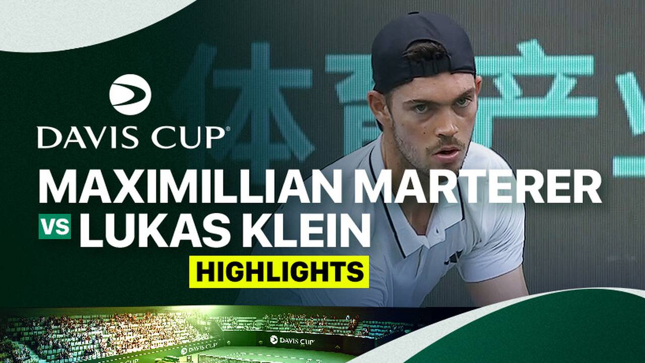 Maximilian Marterer (GER) vs Lukas Klein (SLO) - Highlights | Davis Cup Finals Group Stage 2024 ...