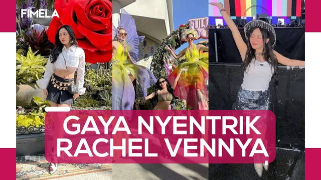 Rachel Vennya Tampil Nyentrik saat Liburan di Amerika | Enamplus