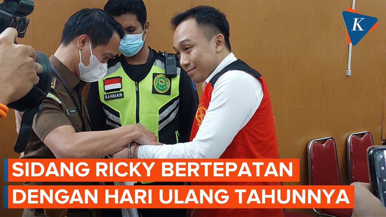 Jalani Sidang Kedua Bripka Ricky Rizal Ternyata Berulang Tahun