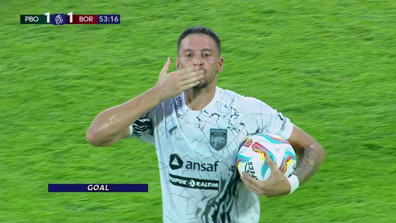 GOL! Felipe Cadenazzi Menyamakan Kedudukan Menjadi 1-1 | BRI Liga 1 2023/24