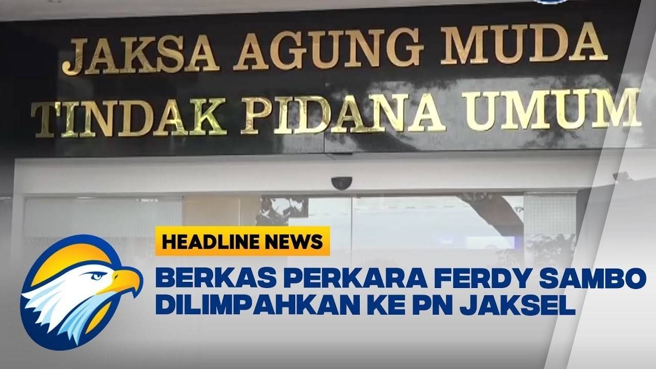 Berkas Perkara Ferdy Sambo Dilimpahkan ke PN Jaksel Hari Ini - METRO TV ...