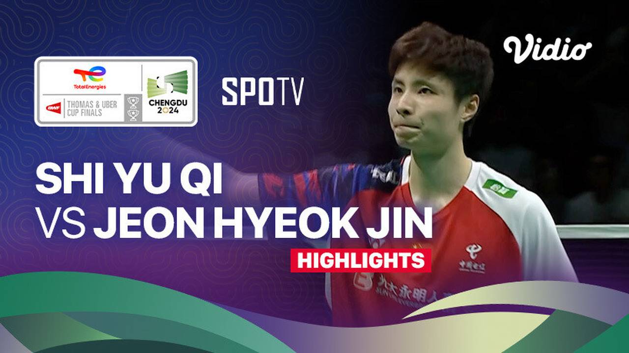Men's Singles: Shi Yu Qi (CHN) vs Jeon Hyeok Jin (KOR) - Highlights | Thomas Cup Chengdu 2024 ...