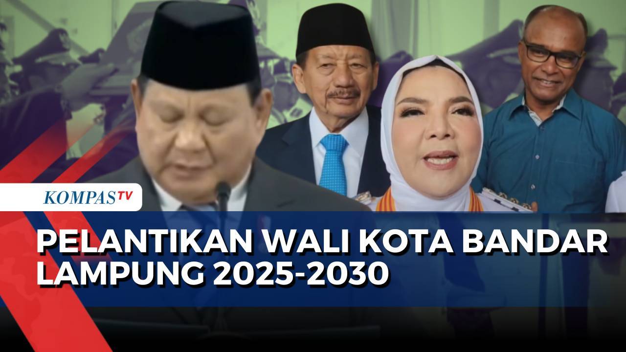 Momen Pelantikan Wali Kota Bandar Lampung 2025-2030 oleh Presiden Prabowo di Istana Negara ...