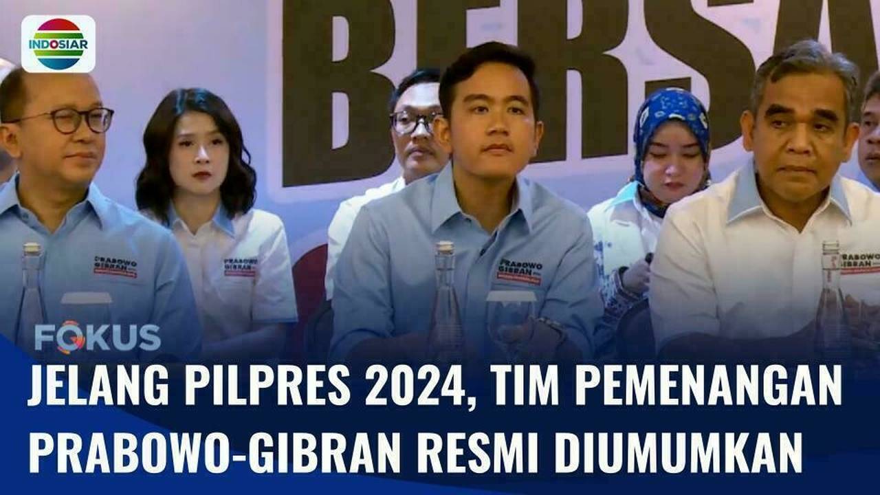 Tim Pemenangan Prabowo-Gibran Resmi Diumumkan, Gandeng Tokoh Nasional ...