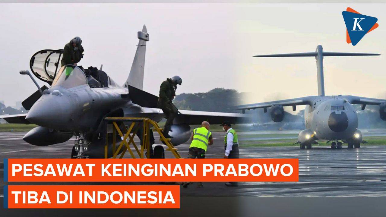 6 Jet Rafale dan 4 Airbus A400M Perancis Tiba di Indonesia - Kompascom ...