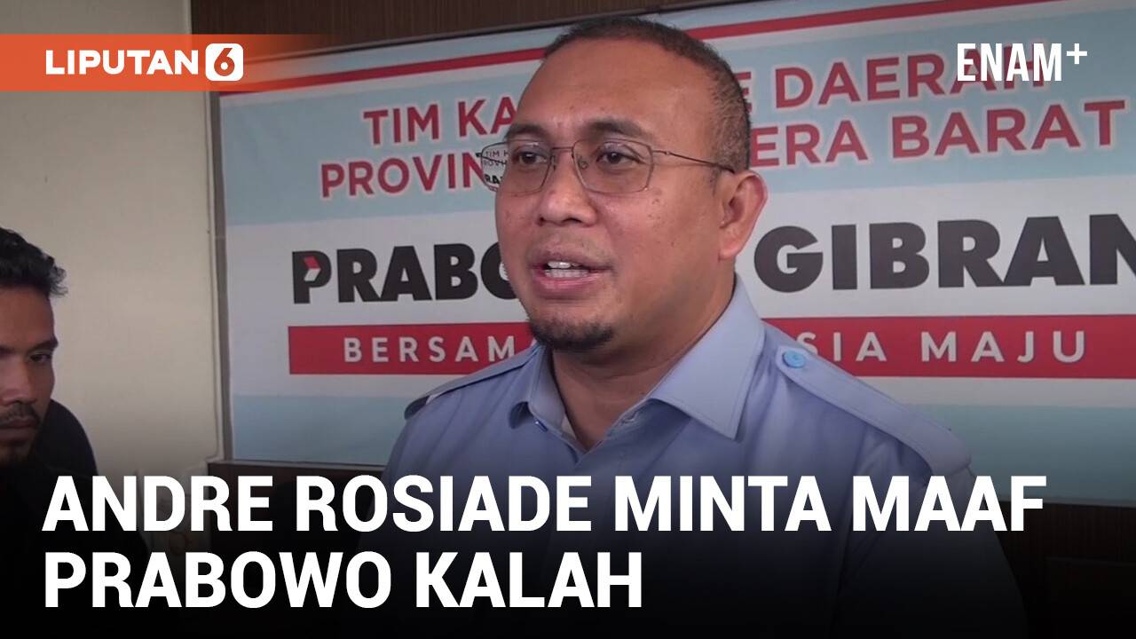 Prabowo-Gibran Kalah di Sumbar, Andre Rosiade Minta Maaf - LiputanEnam ...