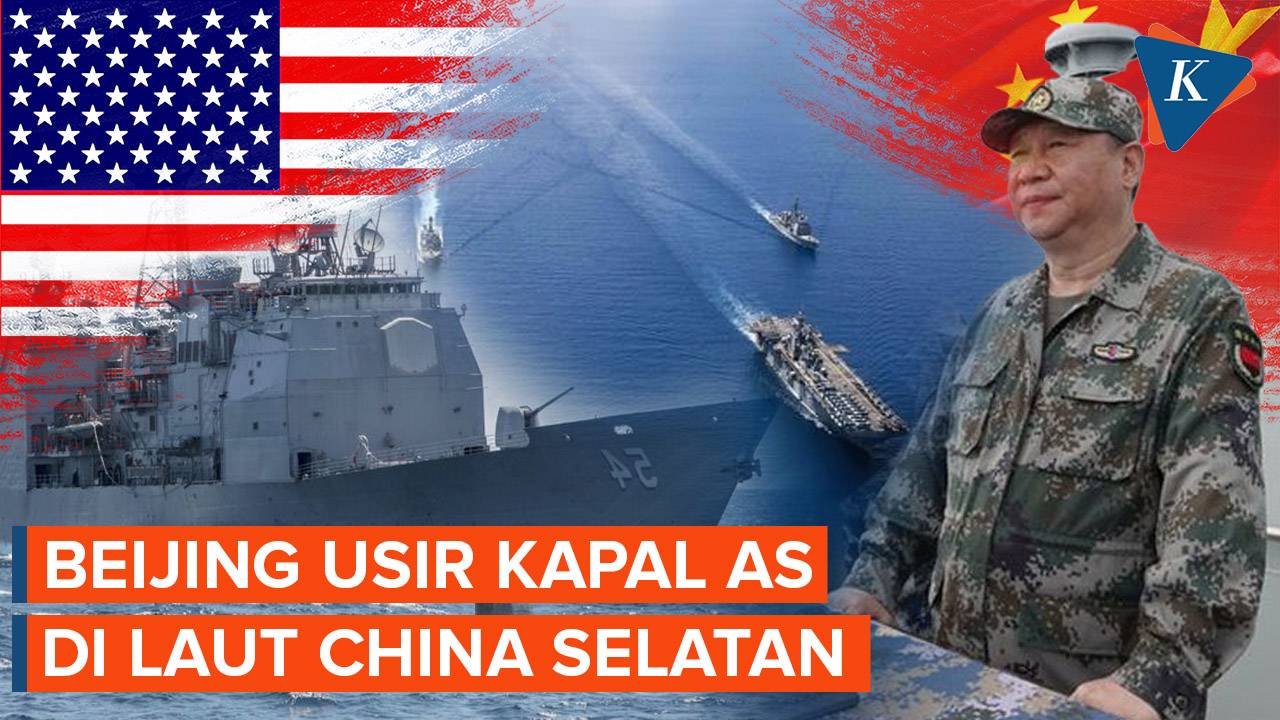 Tanpa Basa-basi, Militer China Usir Kapal Perang AS di Wilayahnya ...