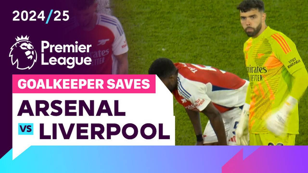 Penyelamatan Kiper | Arsenal vs Liverpool | Premier League 2024/25