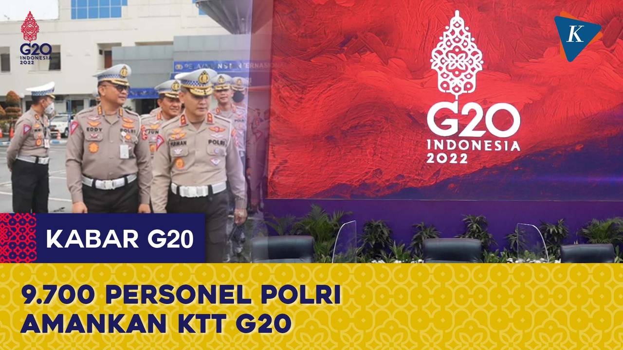 Polri terjunkan 9.700 Personel untuk Amankan Kerawanan Saat KTT G20 di Bali - Kompascom | Vidio