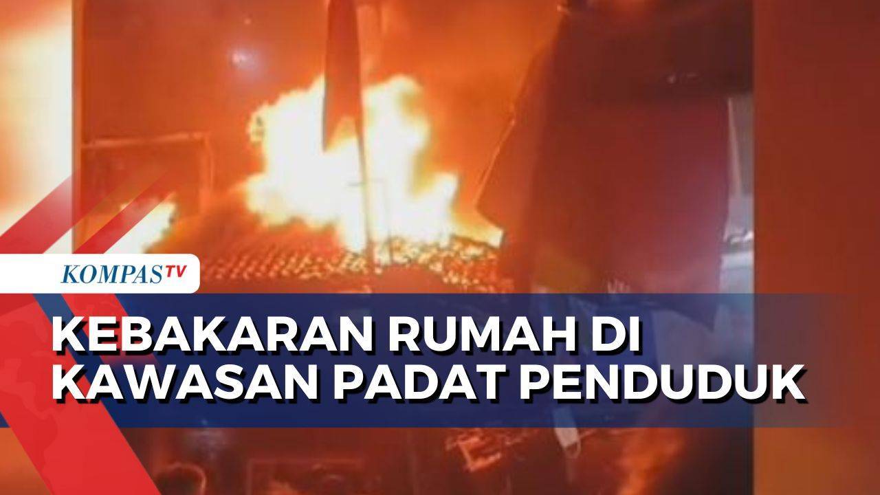 Kebakaran Landa Rumah di Jakbar, 16 Unit Damkar Dikerahkan - Kompas TV | Vidio
