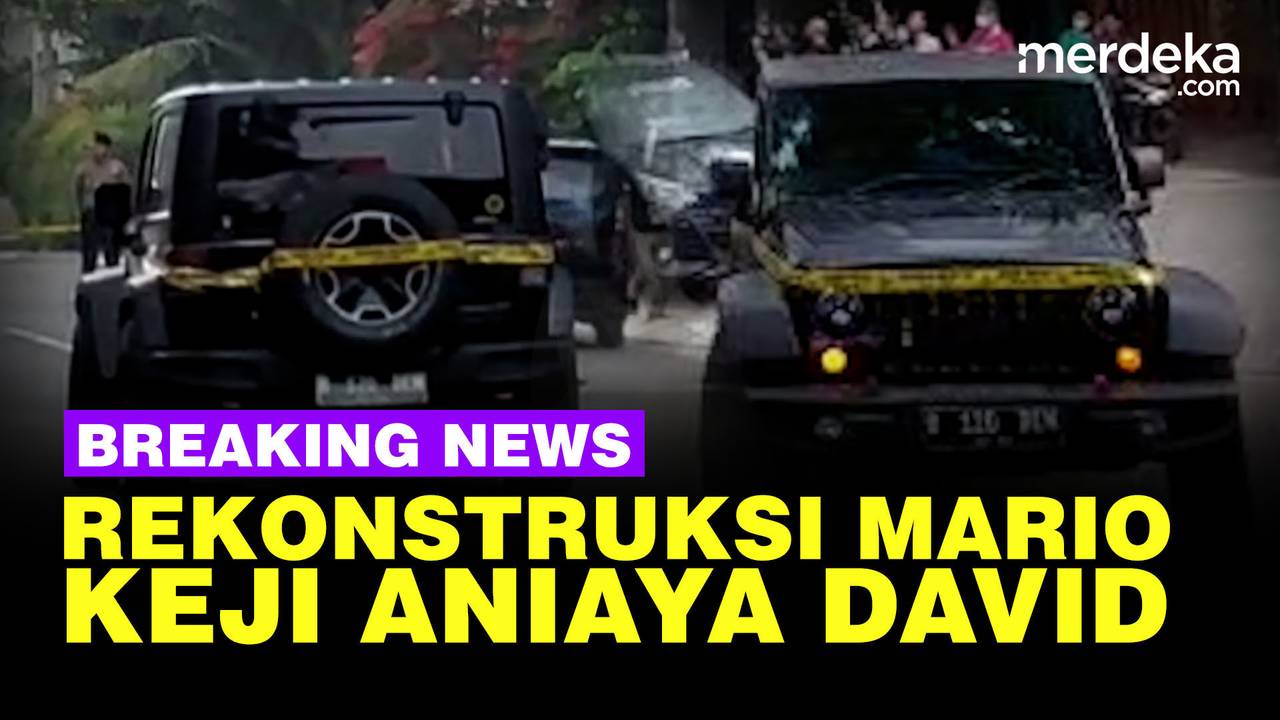 Penampakan Rubicon Mario Dandy saat Rekonstruksi Kasus Aniaya David ...