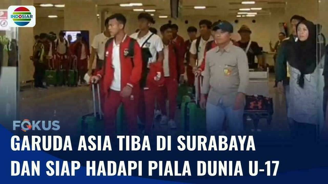 Timnas Indonesia U-17 Tiba di Surabaya untuk Bersiap Jelang Gelaran ...