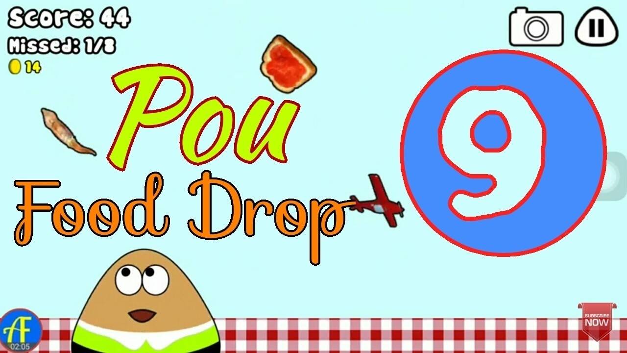 Pou Food Drop Part 9 | Vidio