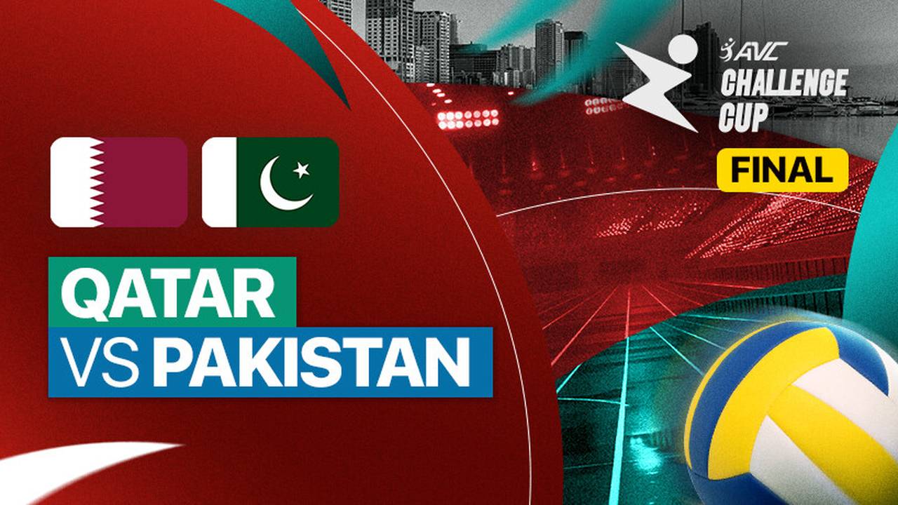 Qatar vs Pakistan - Finals Rankings 1st - 2nd - Full Match | AVC ...