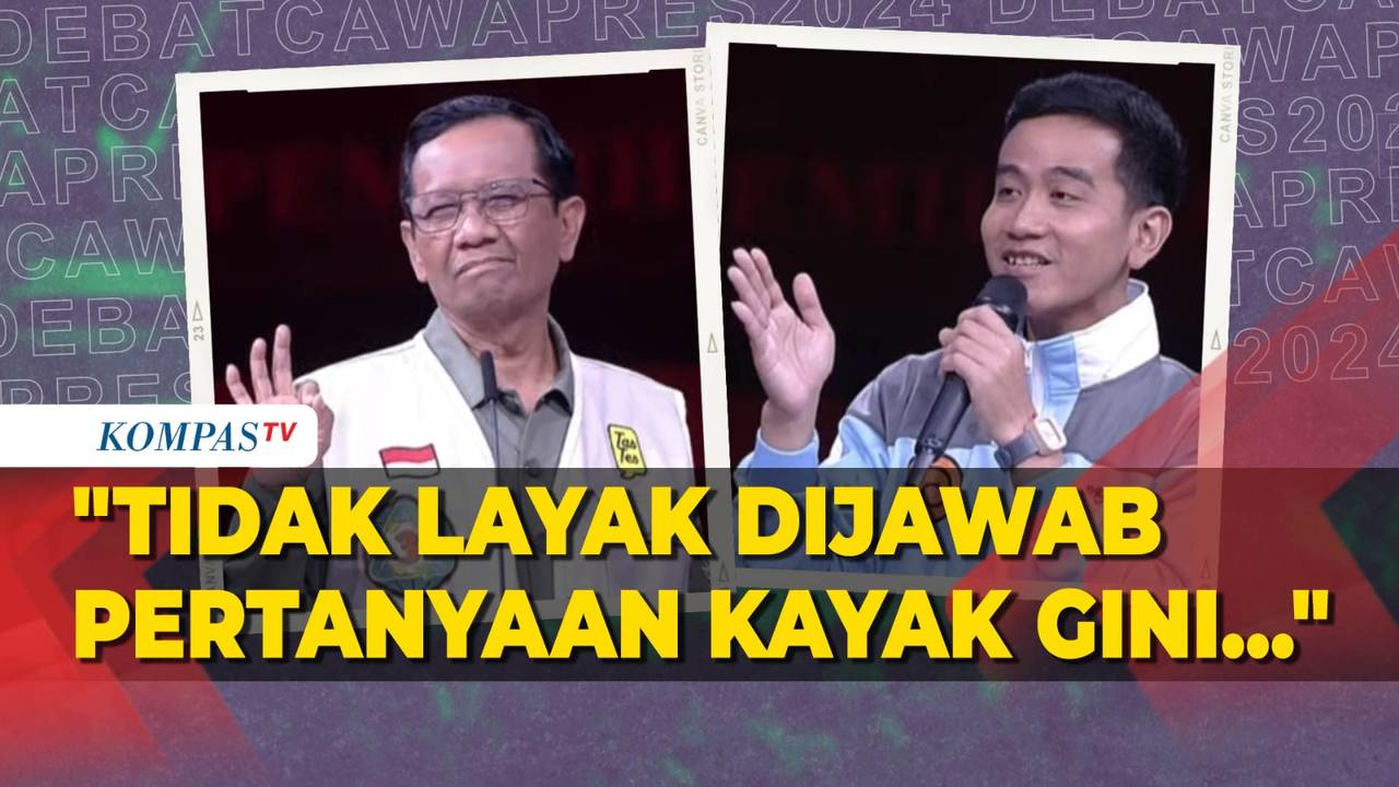 Debat Panas Mahfud MD VS Gibran: Cari Jawaban hingga Pertanyaan Receh ...