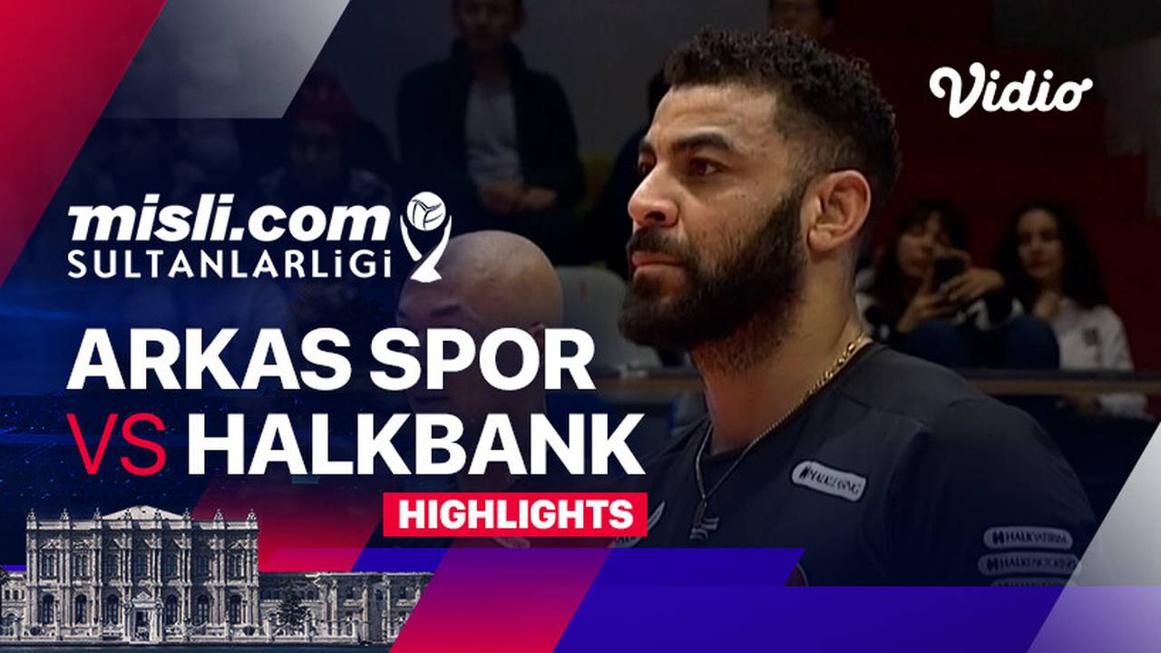 Arkas Spor vs Halkbank - Highlights | Men's Turkish League 2023/24 | Vidio