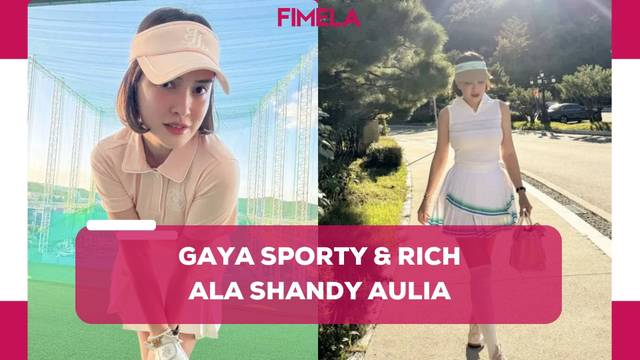 Sporty and Rich, Tampilan Gaya Shandy Aulia saat Berolahraga yang ...