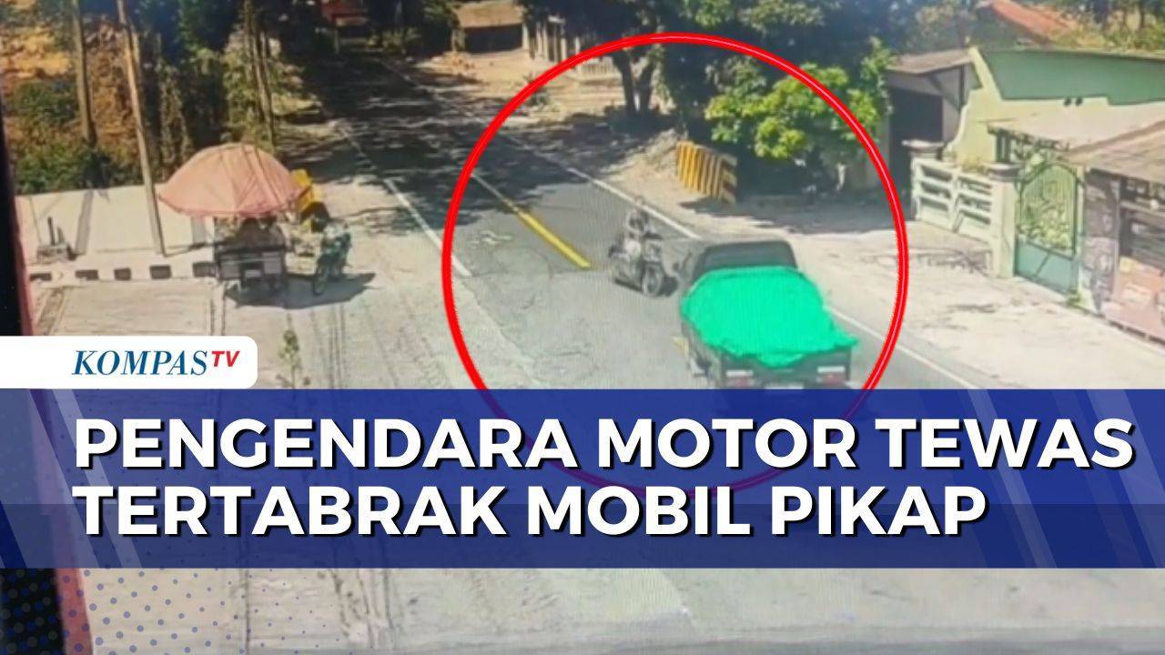 Kecelakaan Maut di Sumenep Terekam CCTV, Pengendara Motor Tewas ...