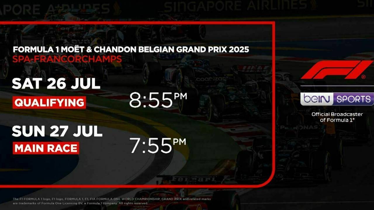 Formula 1 Moet & Chandon Belgian Grand Prix 2025 | Formula 1 | Vidio