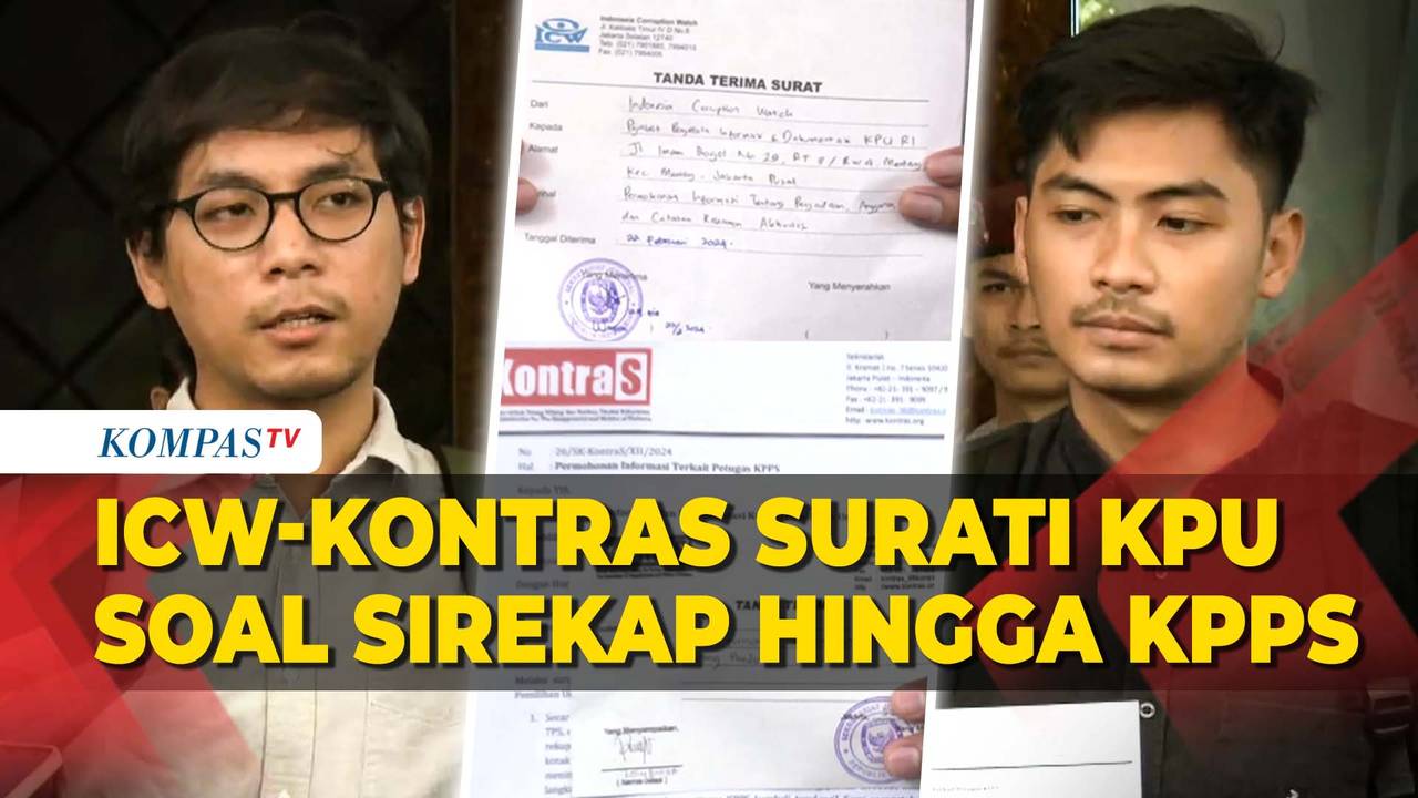 ICW-KontraS Surati KPU Minta Audit Sirekap hingga KPPS Meninggal ...