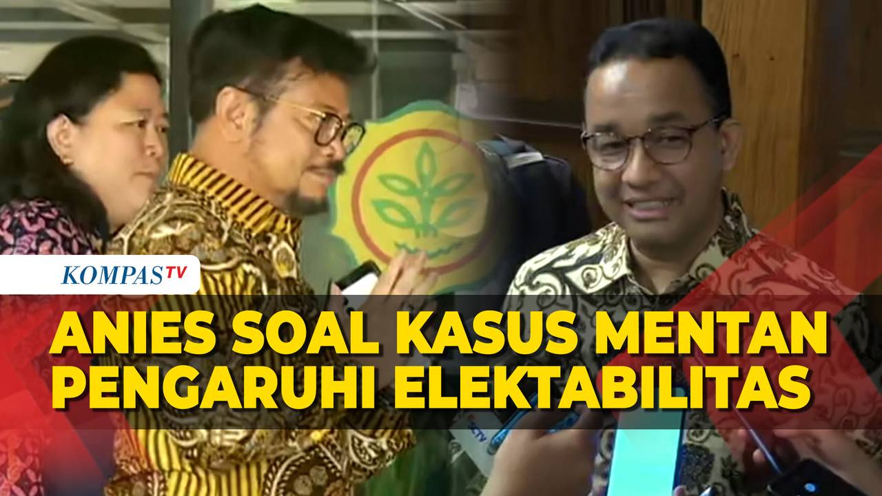 Respons Anies Soal Kasus Syahrul Yasin Limpo Diduga Berdampak ke ...
