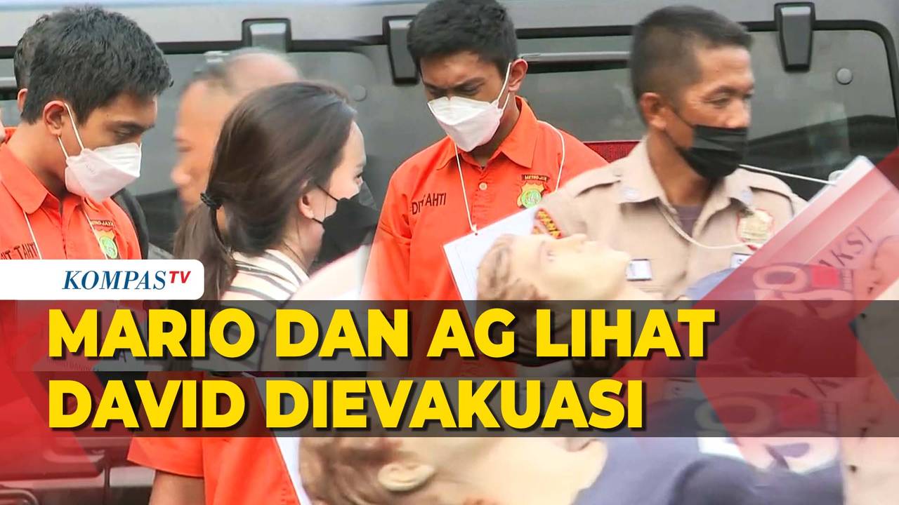 Ini Reaksi Mario Dandy dan AG Saat David Dievakuasi ke Rumah Sakit ...