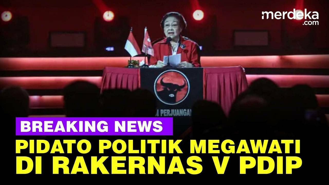 LIVE - Pidato Politik Megawati di Rakernas V PDIP 2024 | Vidio
