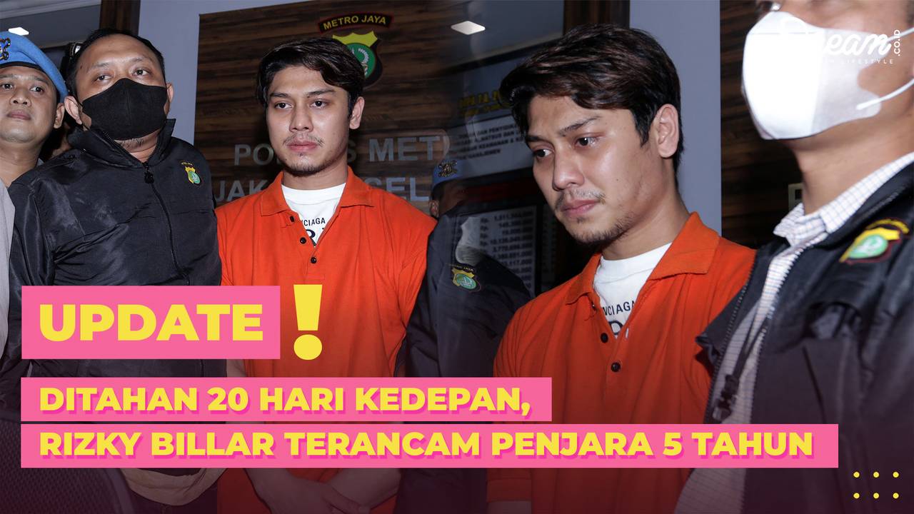 Ditahan 20 Hari Kedepan, Rizky Billar Terancam Penjara 5 Tahun | Vidio