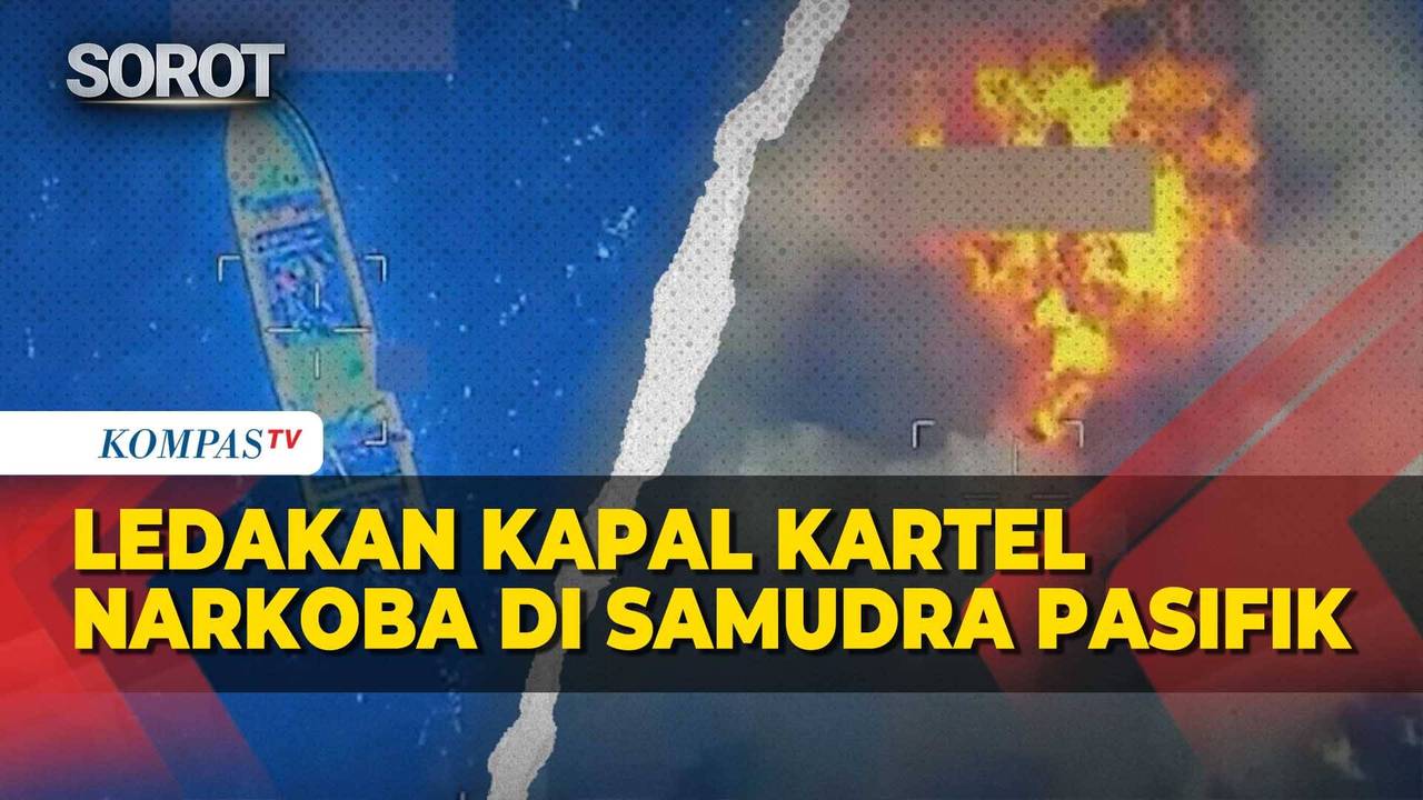 Militer AS Rilis Rekaman Ledakan Kapal Kartel Narkoba di Samudra ...