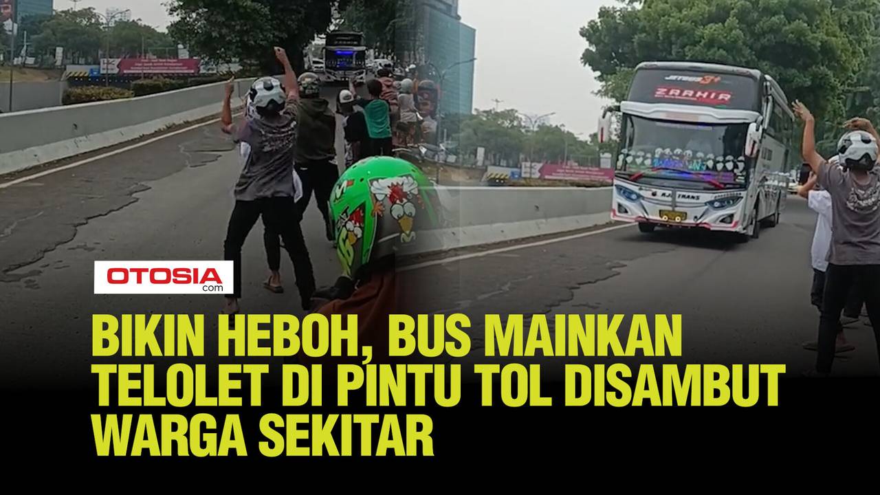 Euforia Telolet di Pintu Tol, Bus Mainkan Klakson Telolet Warga Ikut ...