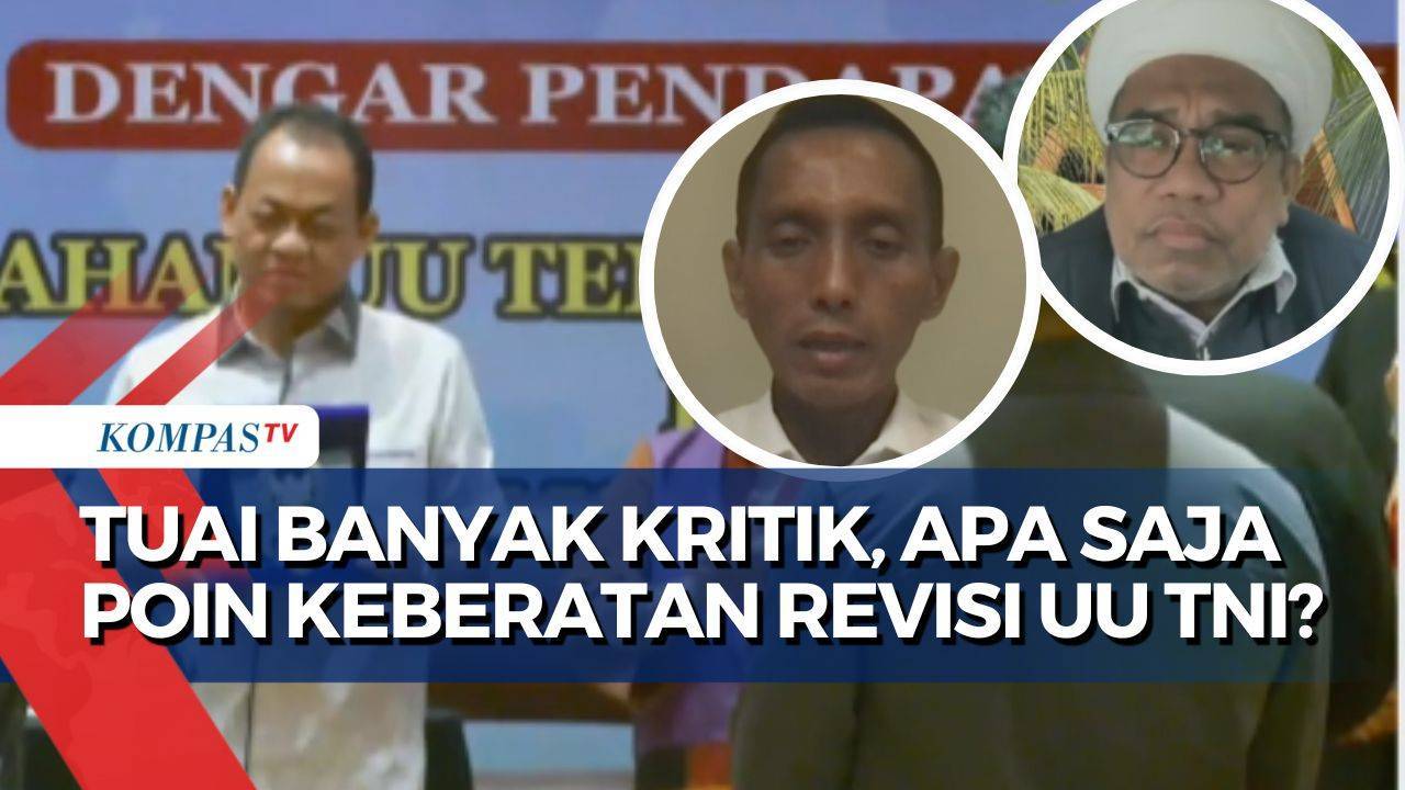 Ini Poin-Poin Keberatan Berbagai Kalangan atas Revisi UU TNI, Bagaimana ...