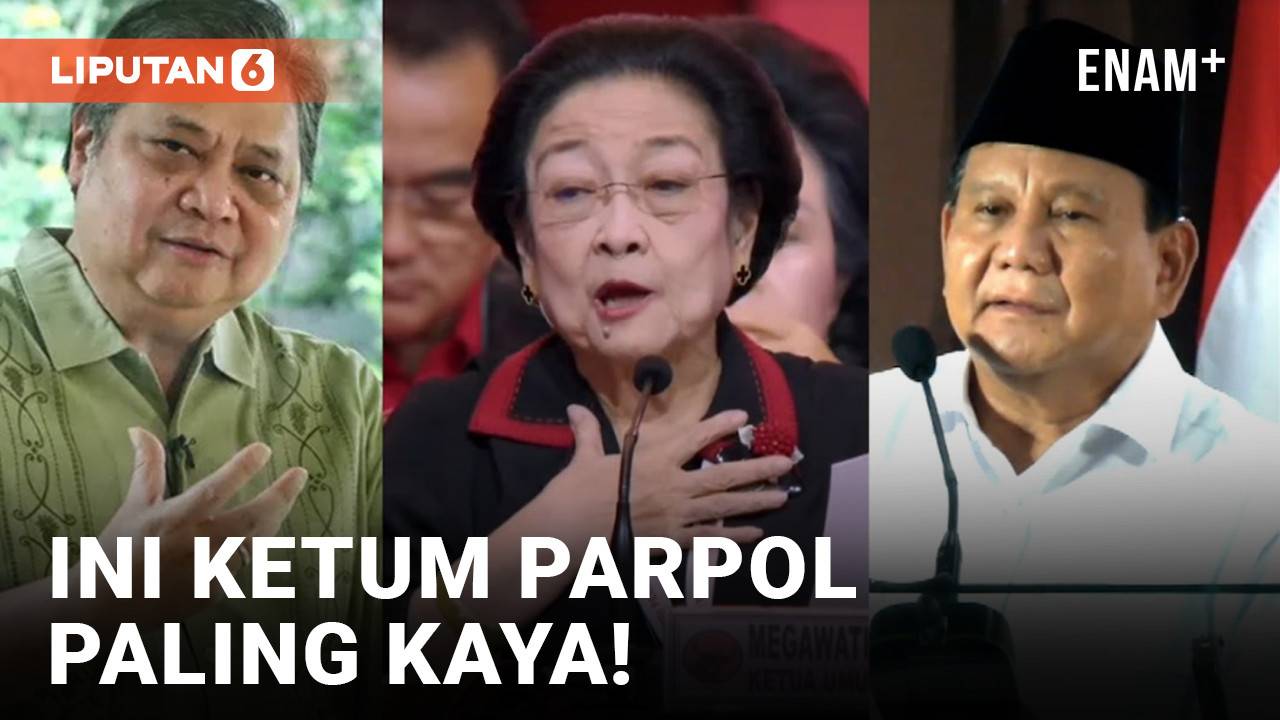 Siapa Ketua Umum Partai Politik Terkaya di Indonesia? - LiputanEnam | Vidio