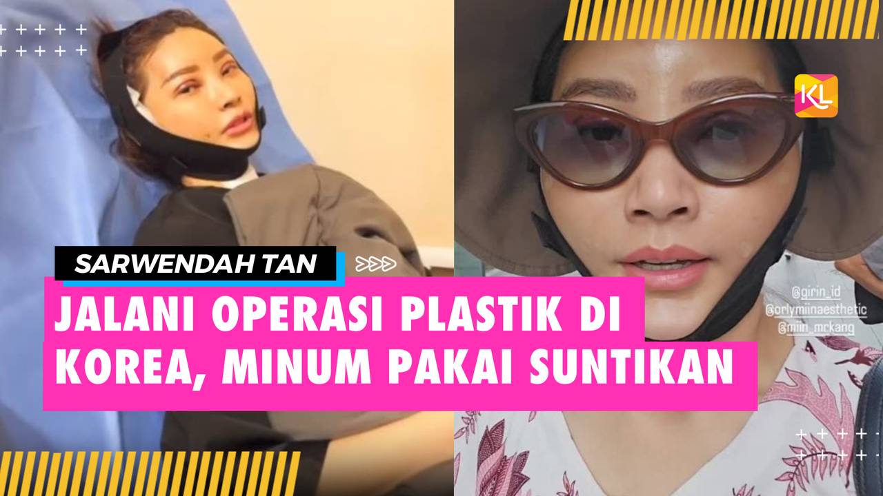 Potret Sarwendah Setelah Jalani Operasi Plastik di Korea, Minum Pakai ...